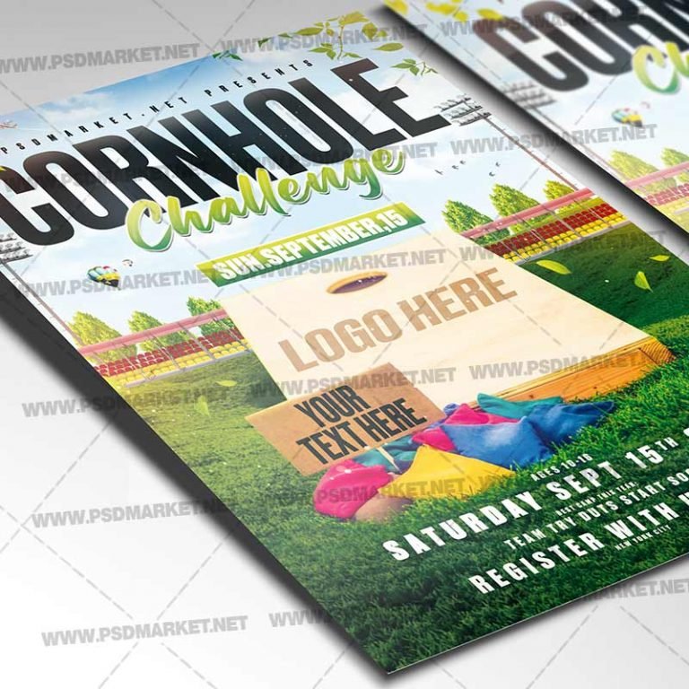 Download Cornhole Flyer - PSD Template | PSDmarket