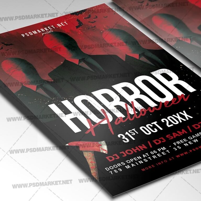 Horror Halloween Template - PSDmarket