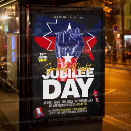 Jubilee Day PSD Template - PSDmarket