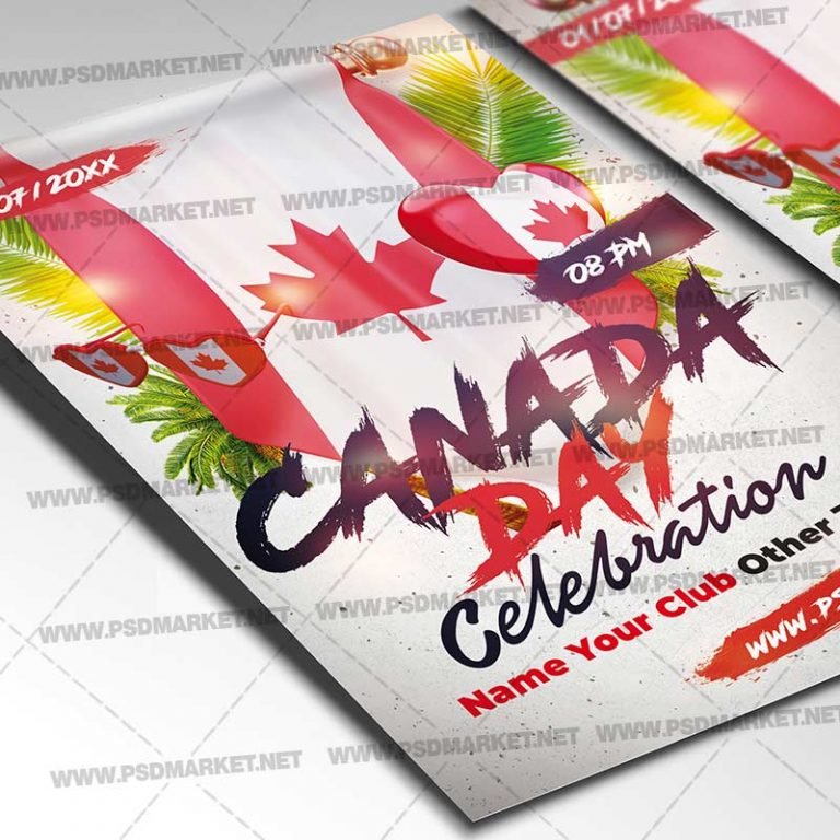 Download Canada Day Flyer - PSD Template | PSDmarket