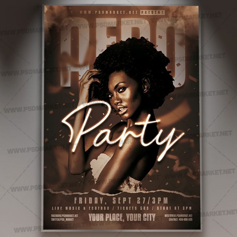 Download Afro Beat Flyer - PSD Template | PSDmarket