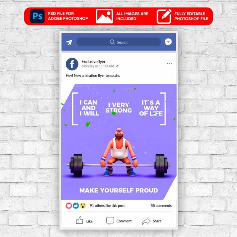 GYM Sport - Animated Flyer PSD Template - PSDmarket