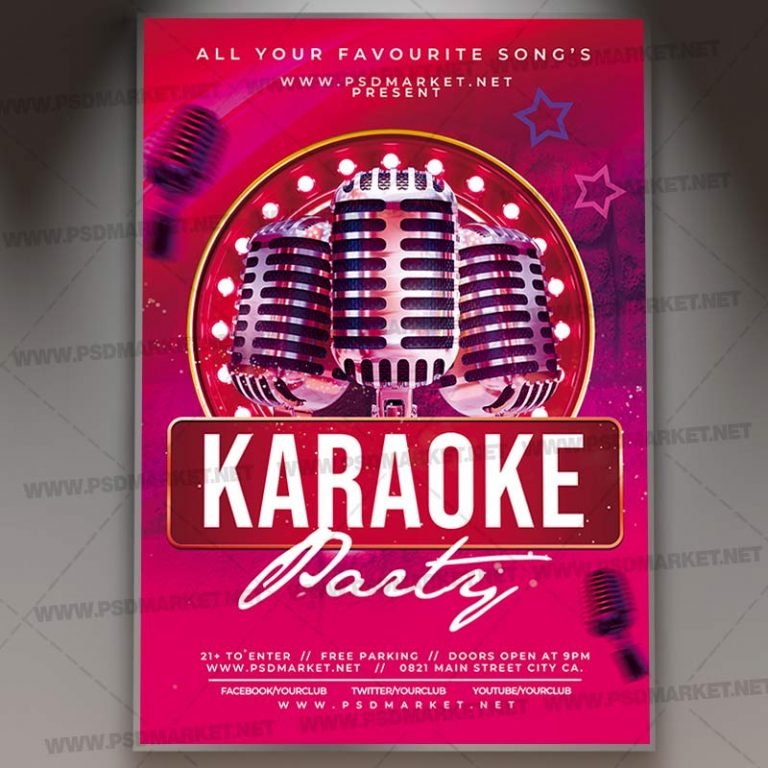 Download Open Mic Flyer - PSD Template | PSDmarket