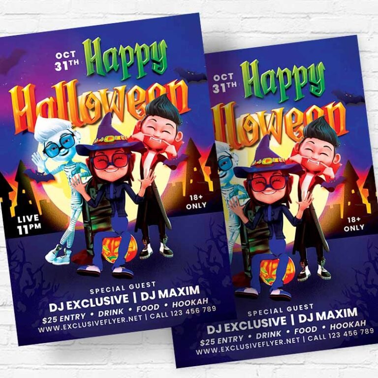 Facebook Party Flyer - PSD Template | PSDmarket