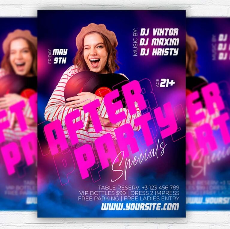 Night Out Party Flyer - PSD Template - PSDmarket