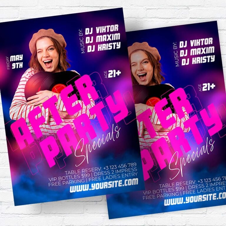 Night Out Party Flyer - PSD Template - PSDmarket
