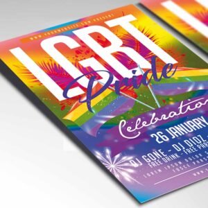 LGBT Pride Card Printable Template - PSDmarket