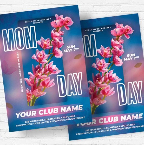 Download Mom Day Celebration - Flyer PSD Template | ExclusiveFlyer