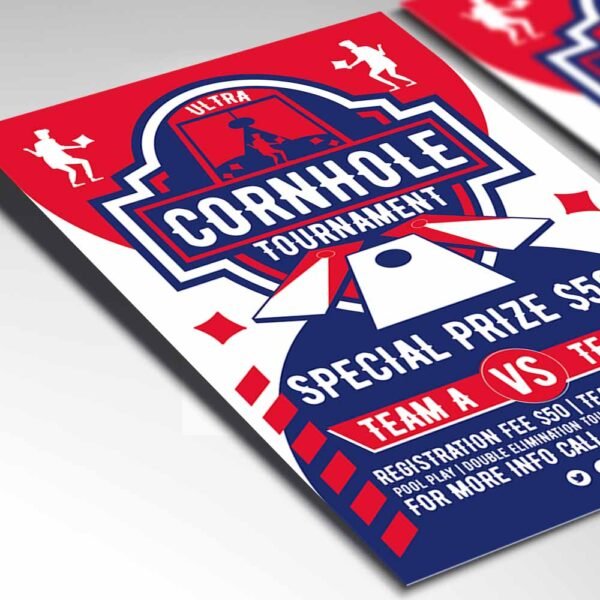 Download Cornhole Event Flyer - PSD Template | PSDmarket