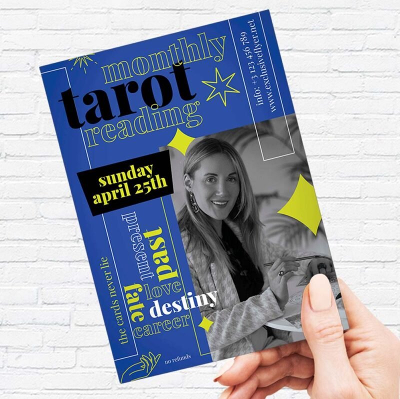 Download Monthly Tarot Reading - Flyer PSD Template | ExclusiveFlyer