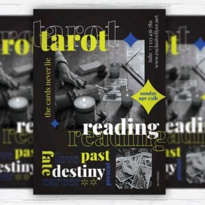 Download Tarot Cards Reading - Flyer PSD Template | ExclusiveFlyer
