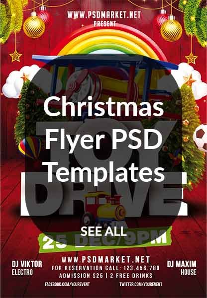 Christmas PSD Flyers | PSDmarket