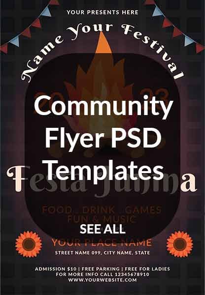 Community PSD Flyer Templates | PSDmarket