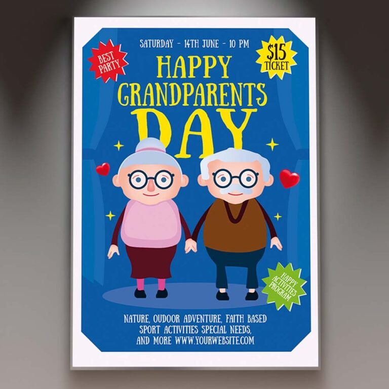 Grandparents Day Card Printable Template PSDmarket grandparents-day-card-printable-template-psdmarket