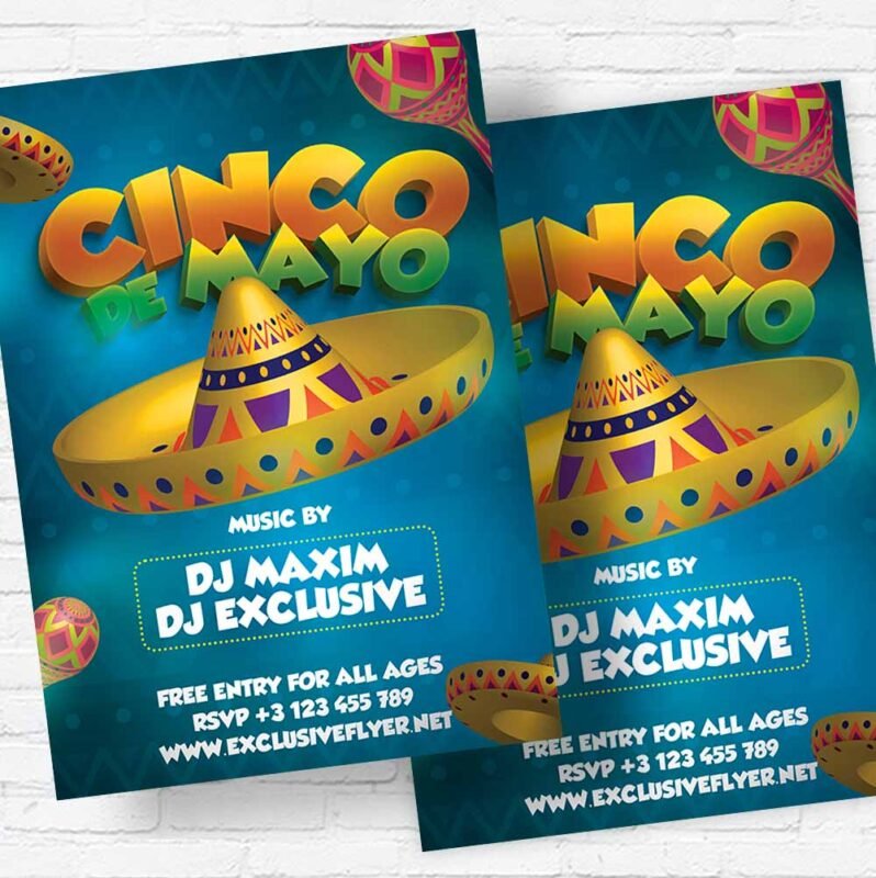 Latin Party - Club Flyer PSD Template | PSDmarket