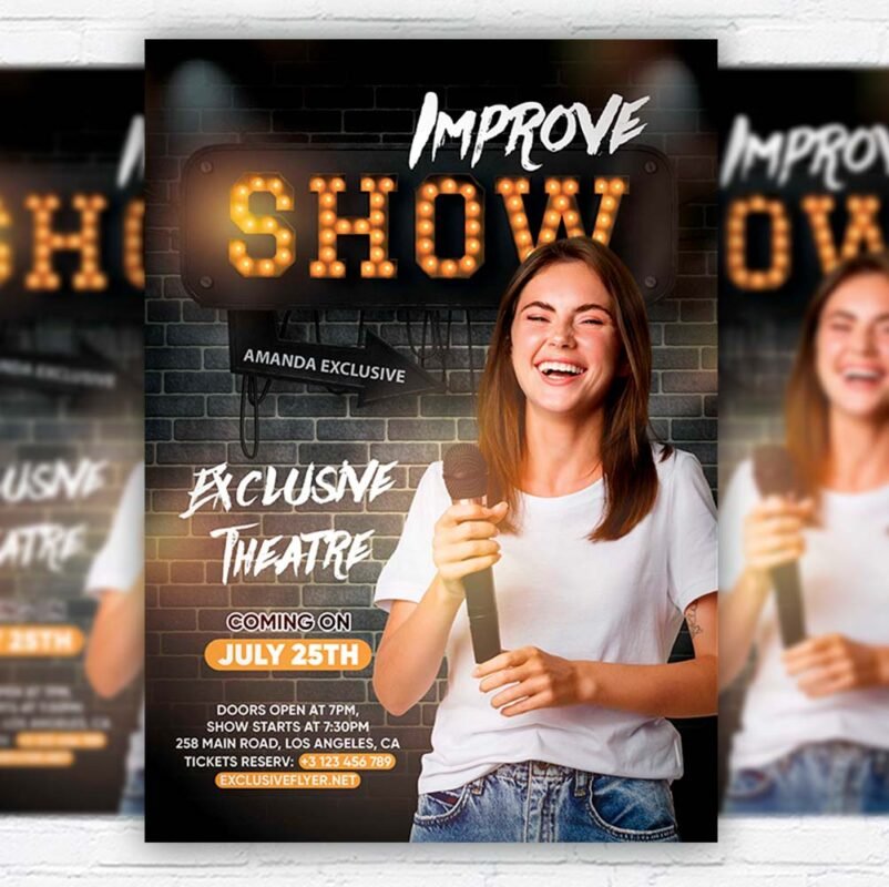 Talent Show - Premium Flyer PSD Template | PSDmarket