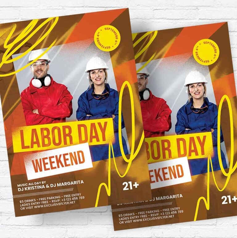 Download Labor Day Specials Flyer - PSD Template | PSDmarket