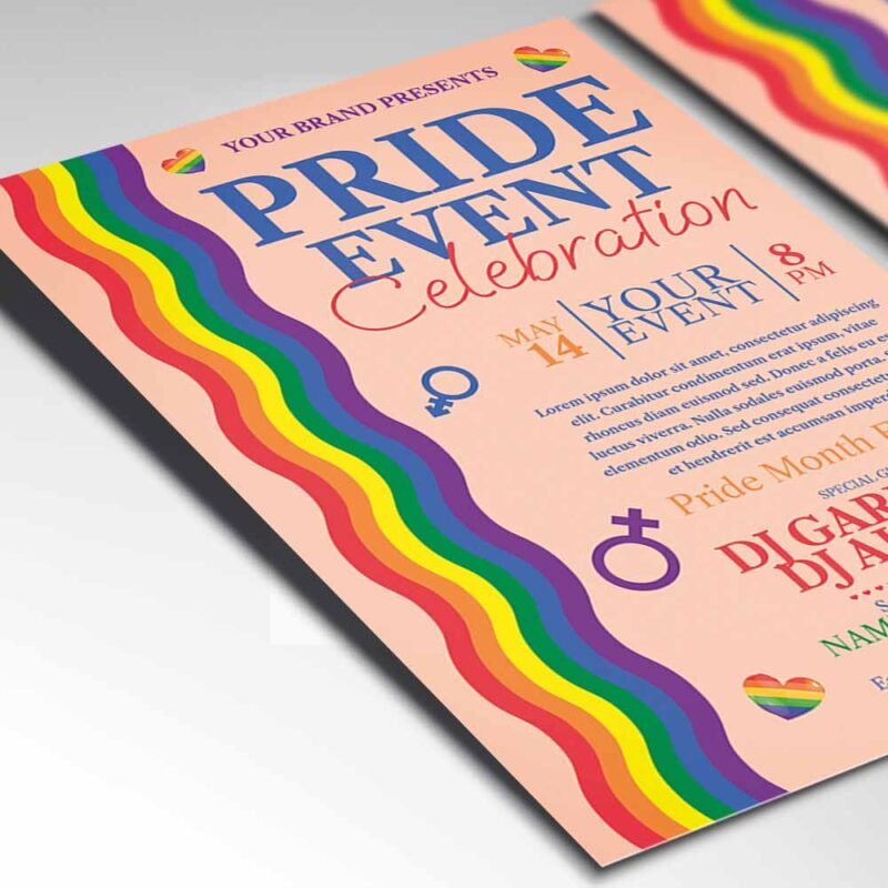 Download LGBT Pride Flyer - PSD Template | PSDmarket