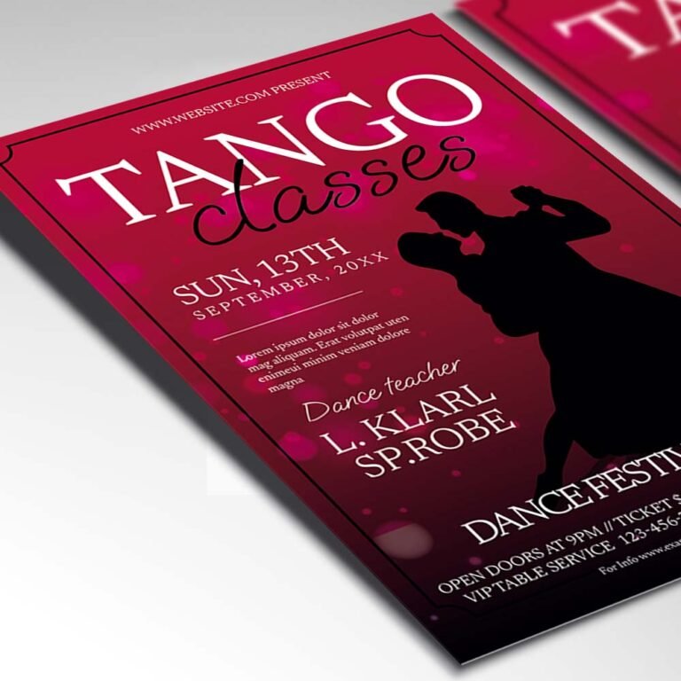 Latin Party - Club Flyer PSD Template | PSDmarket