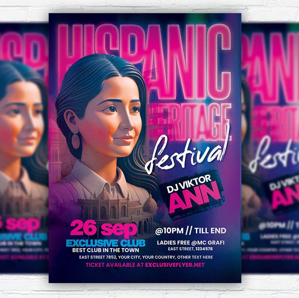 Cosplay Card Printable Template Flyer PSD | PSDmarket