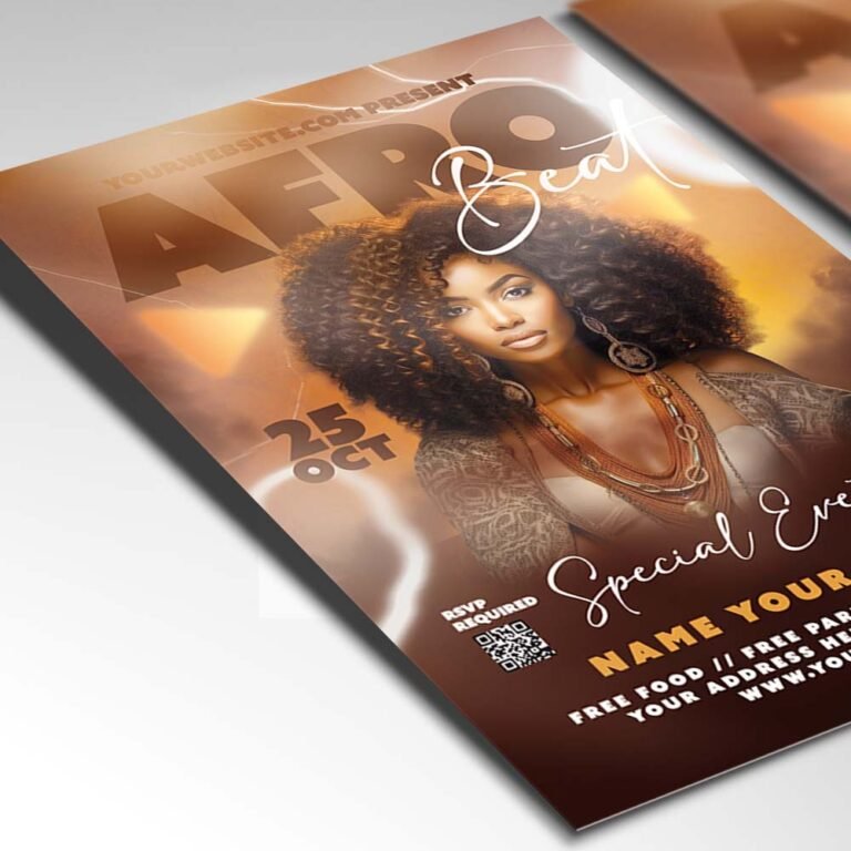 Download Afro Night Flyer - PSD Template | PSDmarket