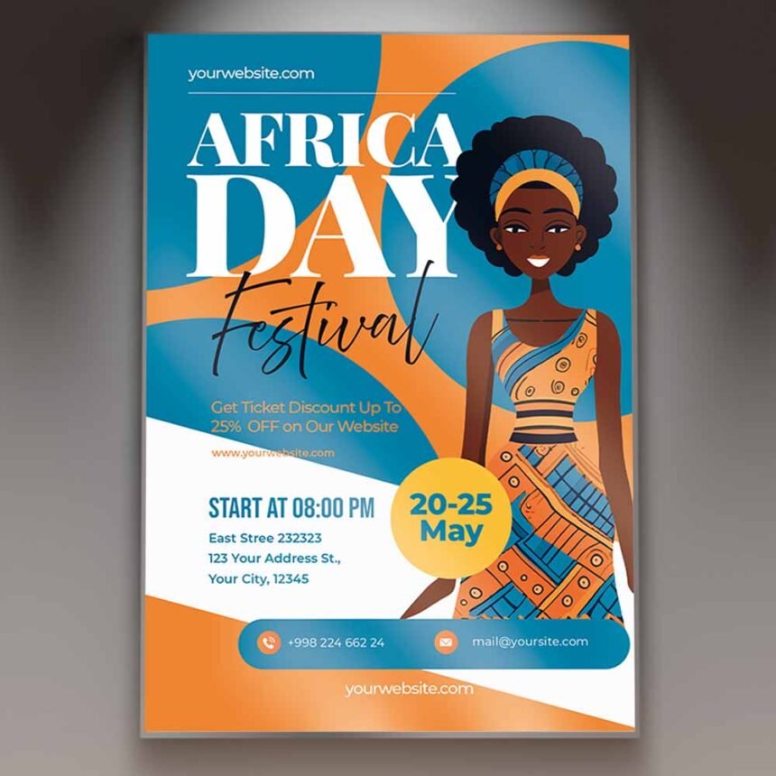 Download Afro Night Flyer - PSD Template | PSDmarket