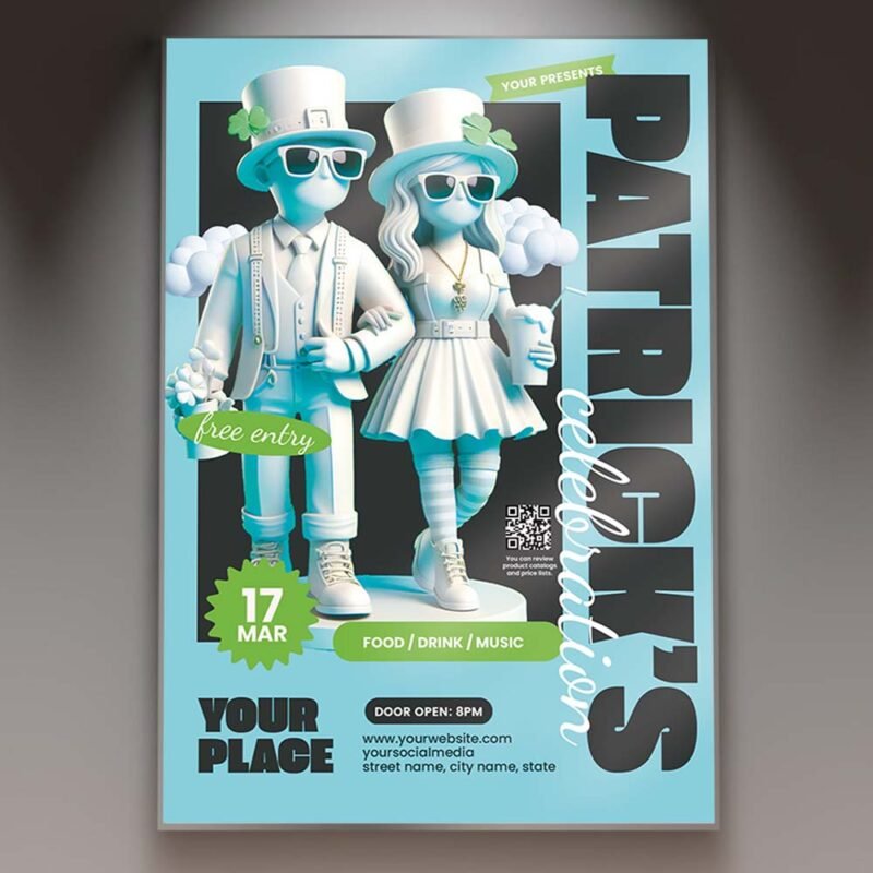 Geek Party - Club A5 Flyer PSD Template | PSDmarket