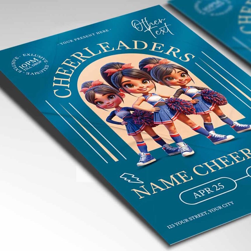 Cheer Tryouts - Premium Flyer PSD Template | PSDmarket