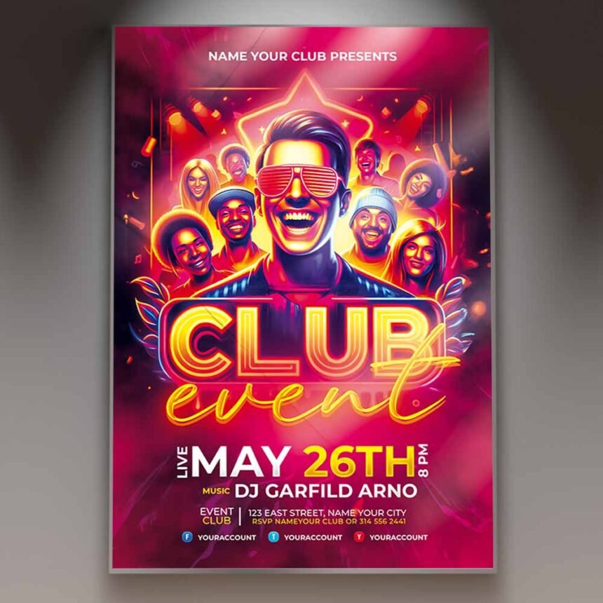 Black History Month Event - Club Flyer PSD Template | PSDmarket