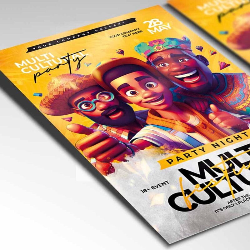 Download Multicultural Fest Template - Flyer PSD | PSDmarket