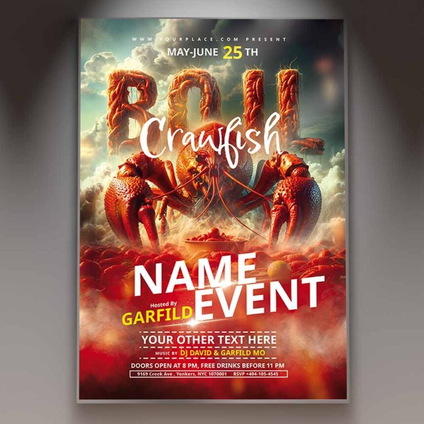 Mafia Party - Club Flyer PSD Template | PSDmarket