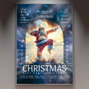 Christmas in July - Premium Flyer PSD Template | PSDmarket