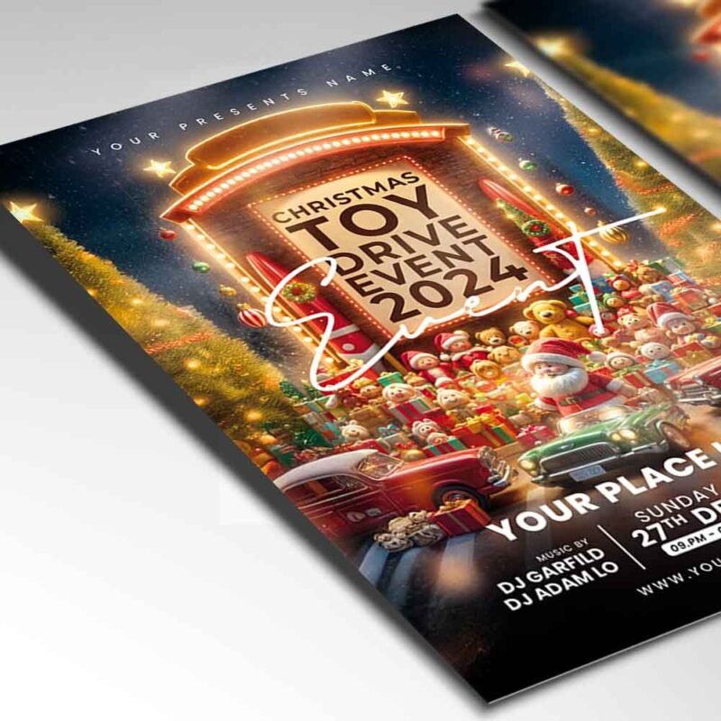 Download Toy Drive Event Flyer - PSD Template | PSDmarket