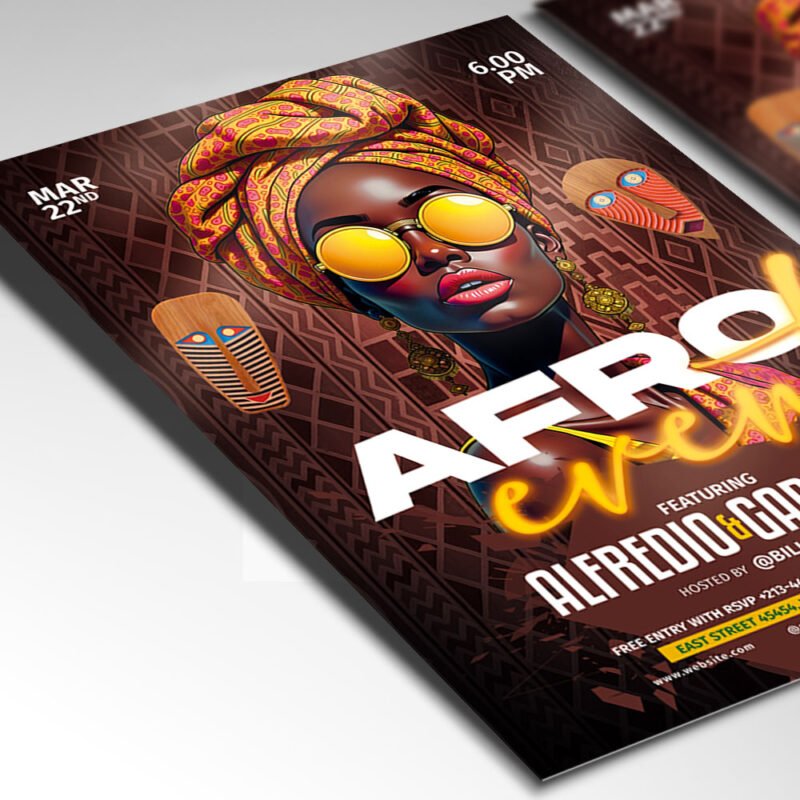 Download African Flyer - PSD Template | PSDmarketAfrican Flyer
