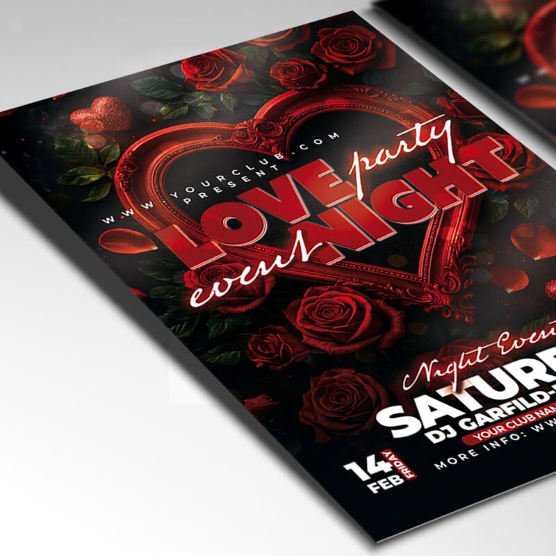 Pole Dance Flyer - PSD Template - PSDmarket