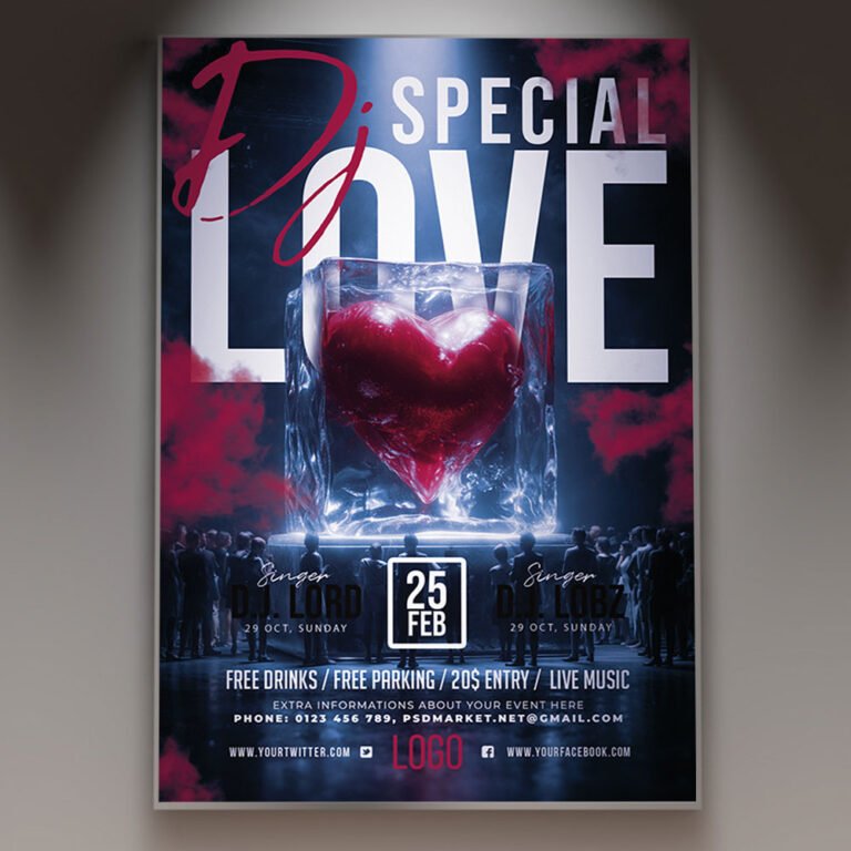 Chicago Party Flyer - PSD Template - PSDmarket