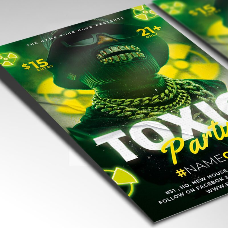 Chicago Party Flyer - PSD Template - PSDmarket